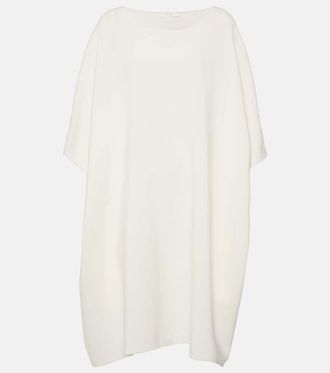 The Row Robe midi Abasi en laine et soie
