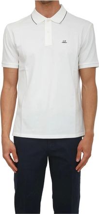 C.P. Company C.p. Company, Homme, Tops, Blanc, Taille: M Polo