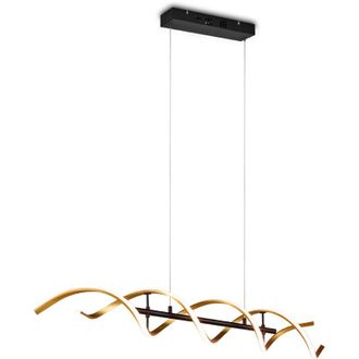 Trio Leuchten Suspension led 45w 5600lm 2300 4000k noir laiton - trio - sequence 67099938 67099938 67099938 67099938