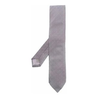 Brioni Krawatte mit Blumenmuster - - Accessories - Herren - Grau - ONE SIZE