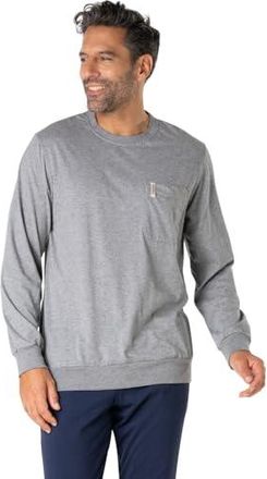 Eminence Homme Coton Bio Lu06 Ensemble De Pijama, Gris Chine/Marine, XL EU