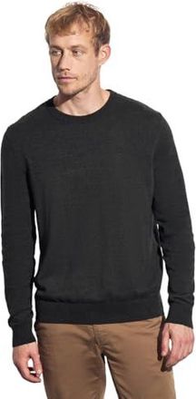 Street One Men Street One Men 3008622 Pull Basique en Coton, Anthra Grey Melange, 3XL Homme
