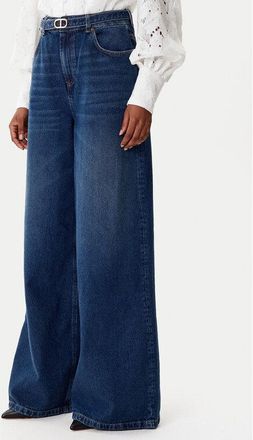 Twin-Set Jeans 252TP2540 Dunkelblau Wide Leg