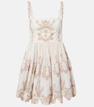 Agua Bendita Robe Mielero en lin brod&eacute;e