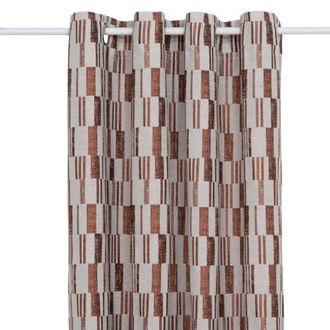 Atmosphera Atmosphera - Rideau Leyna Jacquard Terracotta 140x260cm