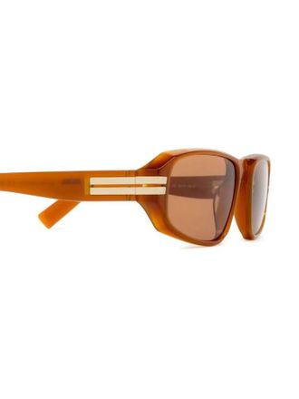 Ermenegildo Zegna EZ0262 Rectangle Frame Sunglasses - Orange