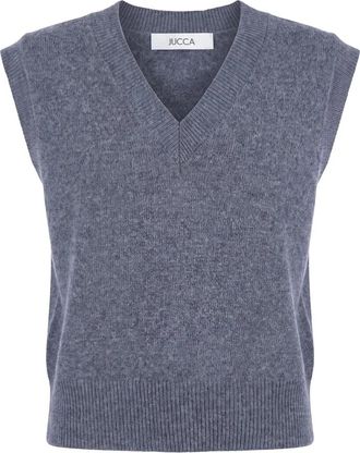 Jucca V-Ausschnitt Strickware - - Knitwear - Damen - Grau - S