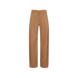 Elisabetta Franchi Weit geschnittene Hose mit Schmucksteinen - - Jeans - Damen - Braun - W26