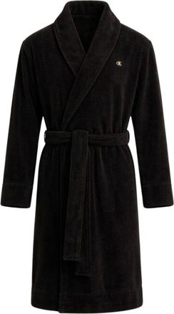 Calvin Klein Homme, V&ecirc;tements de nuit et de d&eacute;tente, Noir, Taille: L/Xl Peignoir en coton &eacute;ponge