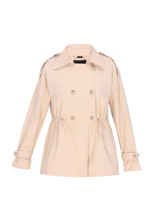 Faina Mantel Frauen hellbeige