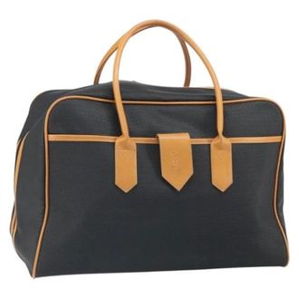 Saint Laurent Sac de voyage en plastique Pre-owned - Femme - Pre-owned - Noir - Taille: ONE Size