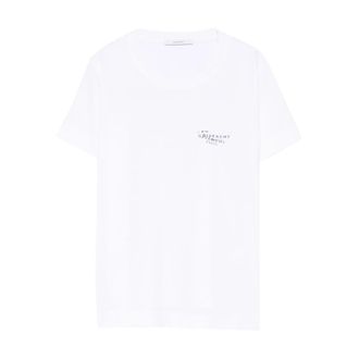 Givenchy Stamp Print T-shirt - - Tops - Damen - Wei&szlig; - XS