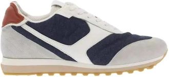 Pantofola D'oro Lazio 23560 Suede Denim Sneaker - - Shoes - Herren - Blau - 45 EU