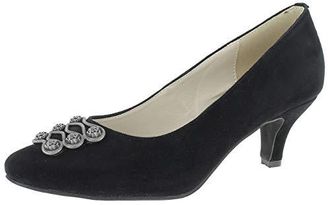 Hirschkogel 3007800, Escarpins Femme, Schwarz, 41 EU