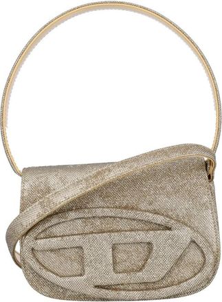 Diesel Hobo Bags - 1-Dr Lurex Shoulder Bag - Gr. unisize - in Grau - f&uuml;r Damen