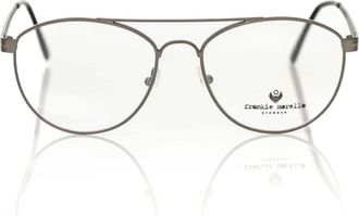 Frankie Morello Homme, Accessoires, Gris, Taille: ONE Size Lunettes de vue mod&egrave;le Aviateur