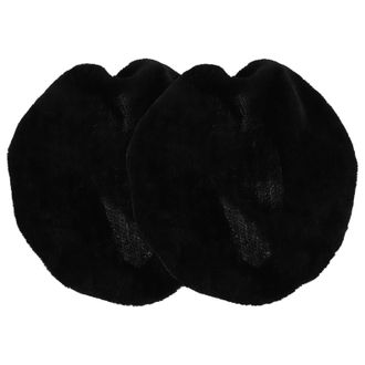 BESPORTBLE Anneome 2 St&uuml;ck Weiche Samt-toilettensitz-Abdeckung Gepolstert Waschbarer Toilettendeckel-Schutz f&uuml;r Badezimmer Passt f&uuml;r Runde und Ovale Toilettendec