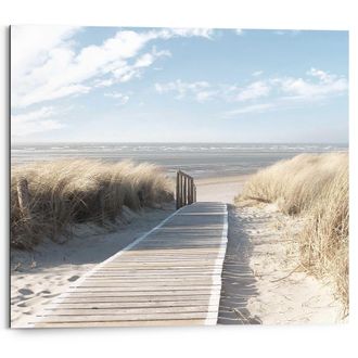 Reinders Wandbild, Weg zum Meer, Schlafzimmer, Bilder, Wanddeko, Room Decor, MDF, Blau, 40 x 50