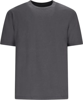 Maison Margiela Homme, Tops, Gris, Taille: S T-shirt en Coton Style Classique Décontracté