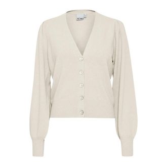 Ichi Cardigans - - Knitwear - Damen - Beige - L