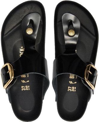Birkenstock Zehentrenner Gizeh Buckle He 1021469 Schwarz
