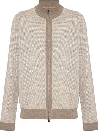 HUGO BOSS Homme, Pulls, Beige, Taille: M Balonso Zip Cardigan