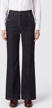 Brunello Cucinelli Jean flare taille moyenne en denim de coton