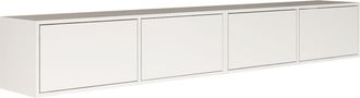 Selsey Selsey Framme - Mobile Tv Sospeso Con Quattro Ante A Ribalta 200 Cm, Bianco
