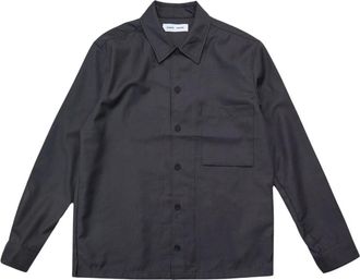 Samsøe & Samsøe Homme, Chemises, Gris, Taille: M Overshirt Sadamon