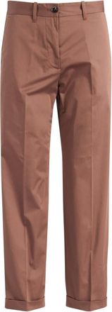 Nine In The Morning Femme, Pantalons, Brun, Taille: W25 Montana Low Rise Chino