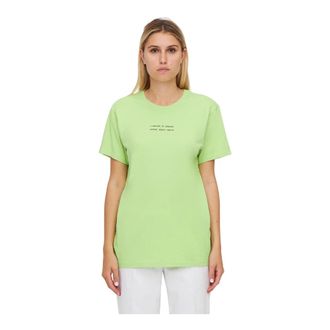 Erika Cavallini Semi Couture T-Shirts - - Tops - Damen - Gr&uuml;n - S