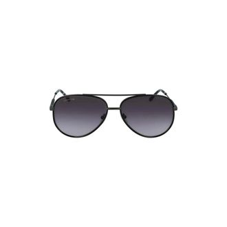 Lacoste Homme, Accessoires, Gris, Taille: ONE Size Lunettes de soleil &eacute;l&eacute;gantes &agrave; monture en m&eacute;tal