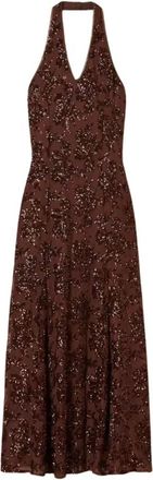 Twinset Femme, Robes, Brun, Taille: 40 FR Actitude Long Dress