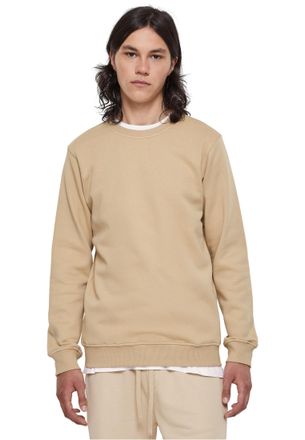 Urban Classics Herren Sweatshirt Basic Terry Crew unionbeige L