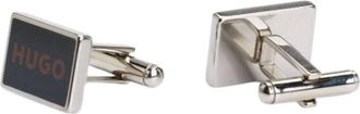 HUGO BOSS Homme, Accessoires, Noir, Taille: ONE Size E-Frame Cufflinks
