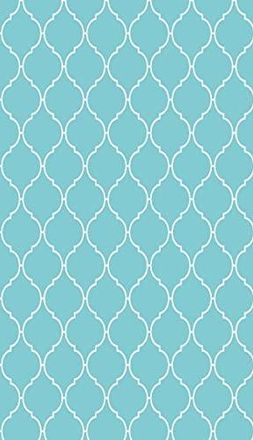 Homemania Bedruckter Teppich, 25% Polyester, 75% Baumwolle, Hellblau, Weiß, 10 x 10 cm (Rettangolare)