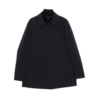 Duno Kiran Mantel - - Coats - Herren - Blau - XL