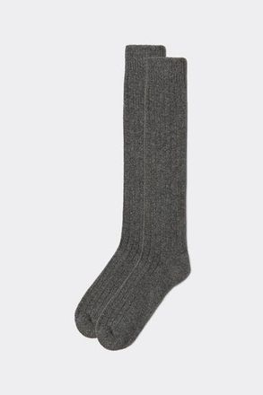 Calzedonia Lange Socken Mit Wolle Und Mit Kaschmir Grau