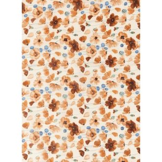 Au Printemps Paris Etole imprim&eacute; fleuri en coton