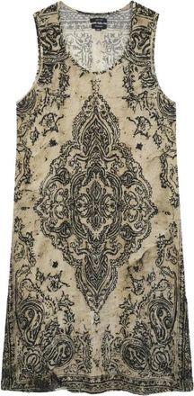 R13 Femme, Robes, Multicolore, Taille: 40 FR Robe Midi Sans Manches