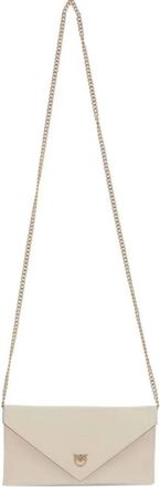 Pinko Pinko, Femme, Sacs, Blanc, Taille: ONE Size Mini Pochette Plate Love Birds