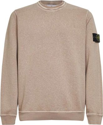 Stone Island Homme, Sweatshirts et sweats &agrave; capuche, Brun, Taille: XL SweaT-shirt ras du cou c&ocirc;tel&eacute;