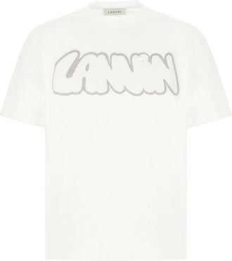 Lanvin Homme, Tops, Blanc, Taille: S T-Shirt