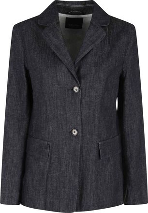 Max Mara Femme, Vestes, Bleu, Taille: 38 FR Blazer Leone