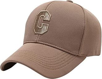 Generic Casquette de baseball brod&eacute;e avec lettres - Casquette dext&eacute;rieur pour couple sauvage - Chapeau pare-soleil pour filles, G, Taille unique