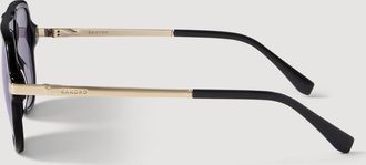 Sandro Lunettes de soleil m&eacute;tal et ac&eacute;tate