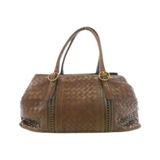 Bottega Veneta Sac bandouli&egrave;re en cuir Pre-owned - Femme - Pre-owned - Brun - Taille: ONE Size