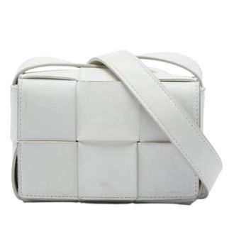 Bottega Veneta Sac bandouli&egrave;re Cassette Pre-owned - Femme - Pre-owned - Blanc - Taille: ONE Size