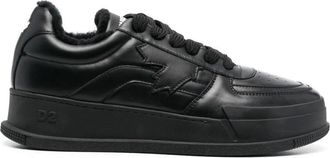 Dsquared2 Homme, Chaussures, Noir, Taille: 45 EU Baskets basses noires pour hommes