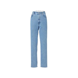GCDS Gcds - Choker Jeans - Femme - Jeans - Bleu - Taille: W28
